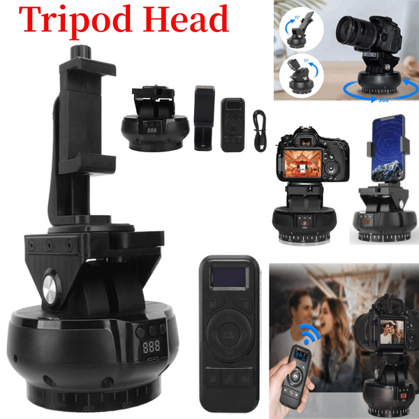 2.4G Motorized Panoramic Tripod Head Remote Control Pan Tilt Motorized ...