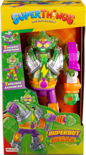 SUPERTHINGS Mega-K Superbot Articulated villain robot With Combat ...