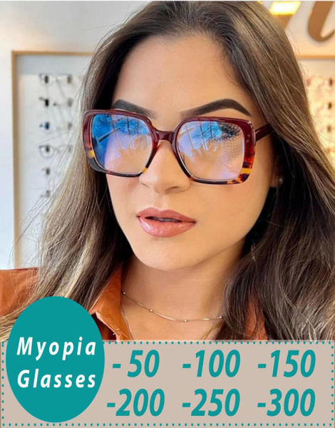 Myopic glasses M53357 prescription glasses men and women's new personality square large frame ...