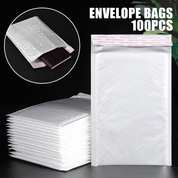 White Bubble Mailers Poly Padded Envelopes Mailing Packages Self Seal Adhesive | Wish