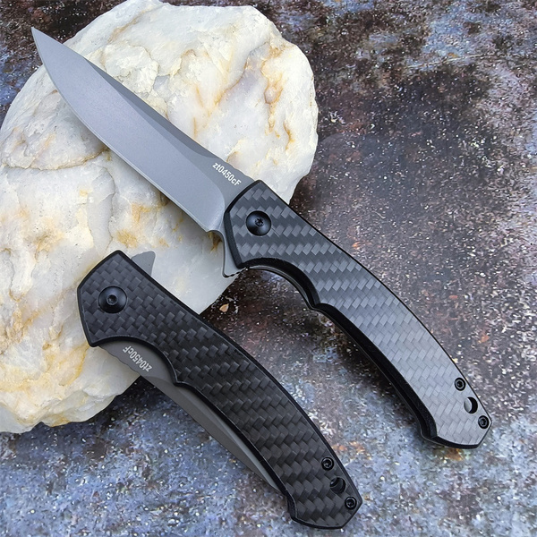 Zero Tolerance Dmitry Sinkevich Flipper Folding Knife Frame Lock Carbon ...