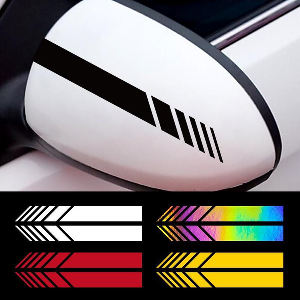 1PC Classic Stripes Universal Car Stickers Art Decals Self-adhesive JDM ...