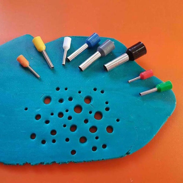 Polymer With Box DIY Round Cut Mold Plastic Indentation Clay Cut Mold ...