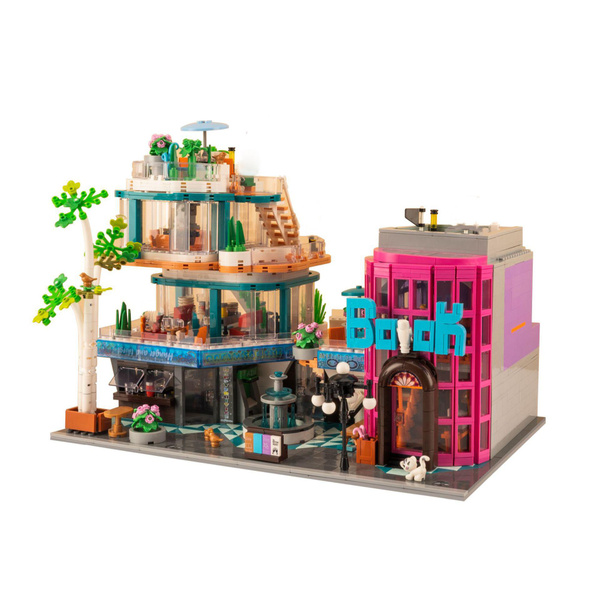 Street View Fantasy Plaza Model Moc Modular Building Blocks Bricks ... Street View Fantasy Plaza Model Moc Modular Building Blocks Bricks ...