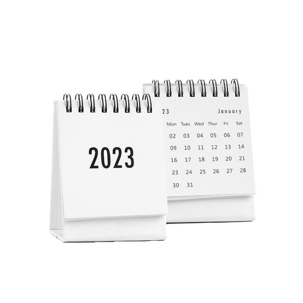 Calendar Desk 2023 Small 2022 Standing Desktop Mini Office Monthly