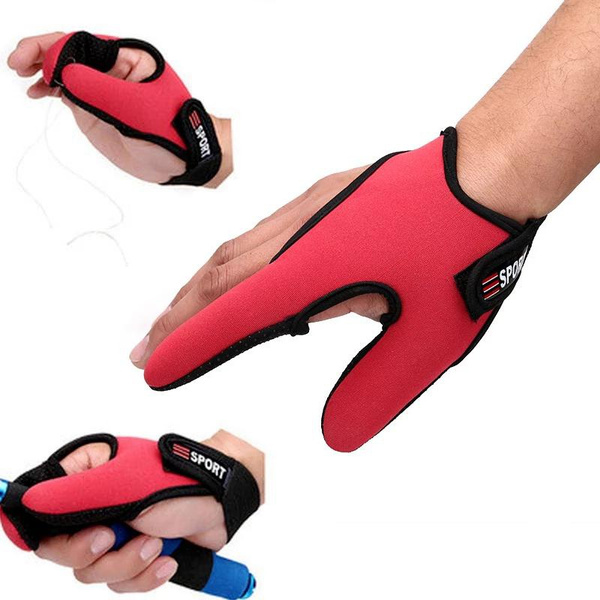 1pcs Fishing Gloves 2 Fingers Breathable Gloves Wearable Anti-Slip ...