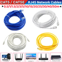 0.5/1/1.5/2/3/5/10/15/20/25/30/50M Network Cable, CAT5 CAT5E Ethernet ...