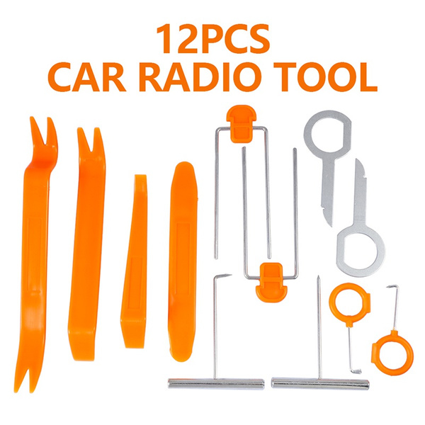 12pcs Car Radio Audio Stereo Door Trim Dash Panel Install Removal Pry ...