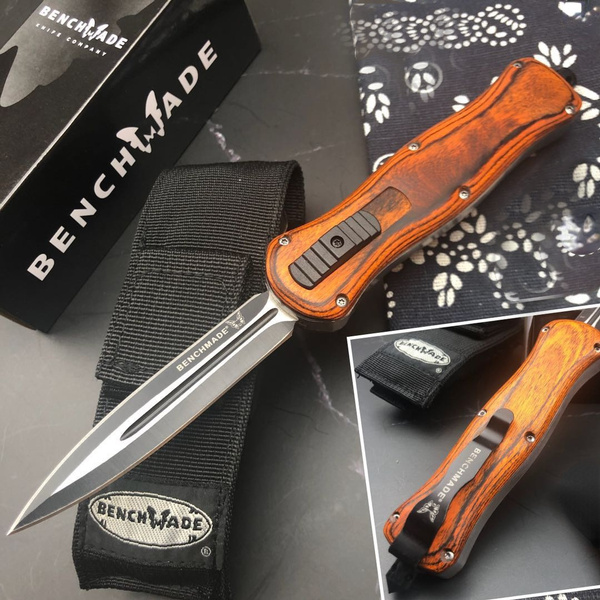 Double Action Switch Blade OTF Automatic Knife Military EDC Spring ...