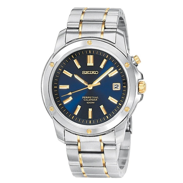 Seiko Men's SNQ010 Perpetual Calendar Watch | Wish