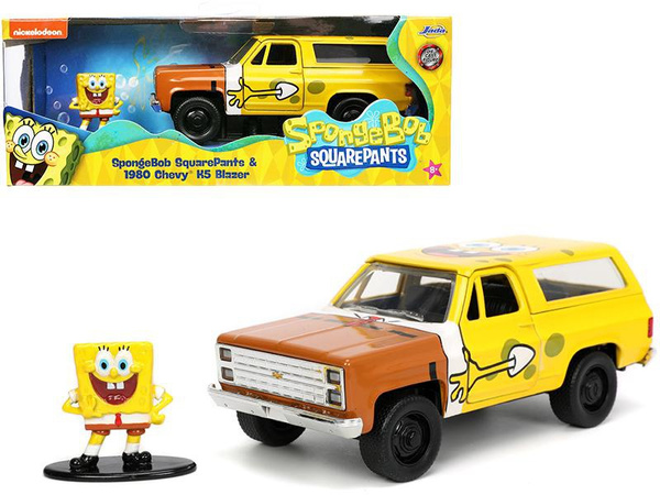 1980 Chevrolet K5 Blazer with SpongeBob SquarePants Diecast Figurine ...