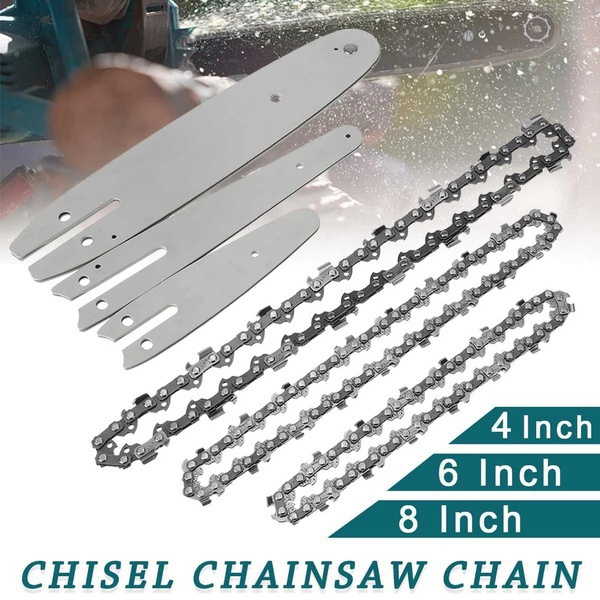 Chainsaw Parts 4 Inch 6 Inch 8 Inch Replacement Chain And Guide Board Chainsaw Parts 4 Inch 6 Inch 8 Inch Replacement Chain And Guide Board