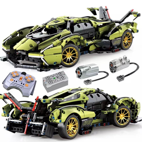NEW MOC V12 Super Sport Racing Car Model Building Block Brick ...