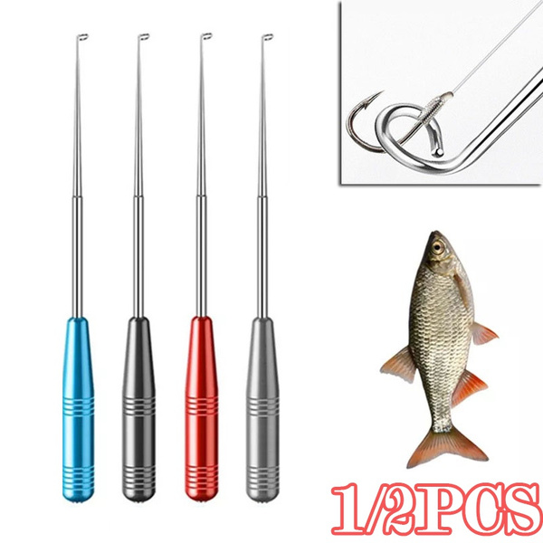 1/2PCS Stainless Steel Portable Easy Fish Hook Remover Safety Fishing ...