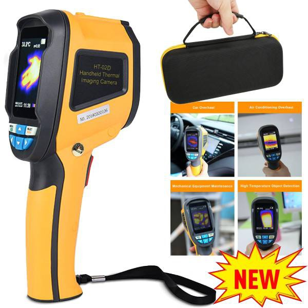 HT-02D Handheld IR Thermal Imaging Camera Color Display 1024p 32x32 ...