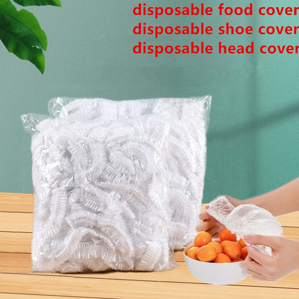 Disposable Food Cover Elastic Plastic Wrap Food Grade Food Lids Shoe ...