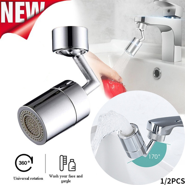 Universal Splash Faucet Spray Head 720 Degree Rotating Tap Filter Water ...