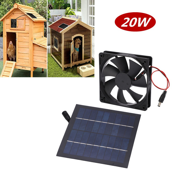 Solar Powered Fan Waterproof IP65 20% Conversion Rate Mini Exhaust Fan ...