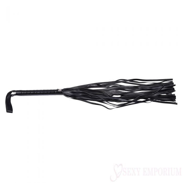 Black Bondage 21 Inch Flogger Sex Toy Whip Fetish Kinky BDSM Set Kit ...