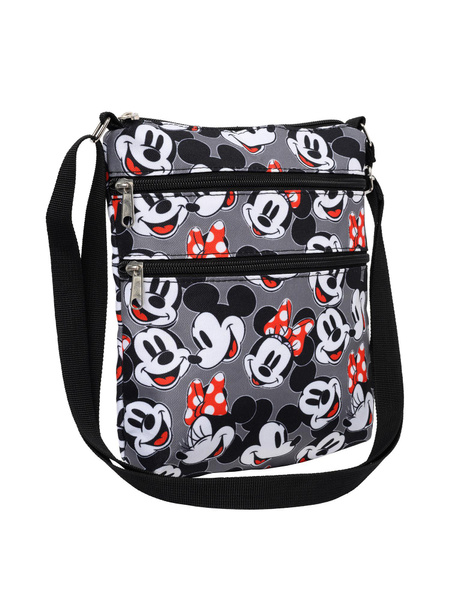 Mickey & Minnie Mouse Passport Bag Faces Travel Women's Disney ...