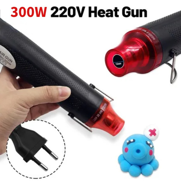 220V Portable Mini Electric 300W Heat Gun Mini Handheld Hot Air Gun DIY ...