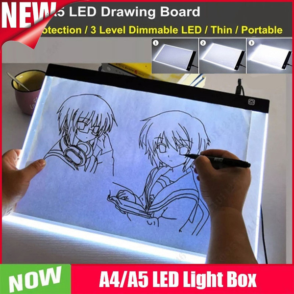 A4/A5 LED Light Pad Board 5d Diamond Painting Tracing Copy Board , 3 ...