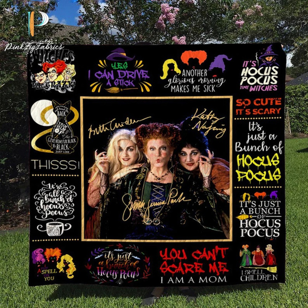 Hocus Pocus Museum Witch Blanket, Sanderson Sisters Witch Blanket ...