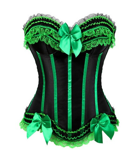 Sexy Corset With Zipper Vintage Style Overbust Corsets And Bustiers
