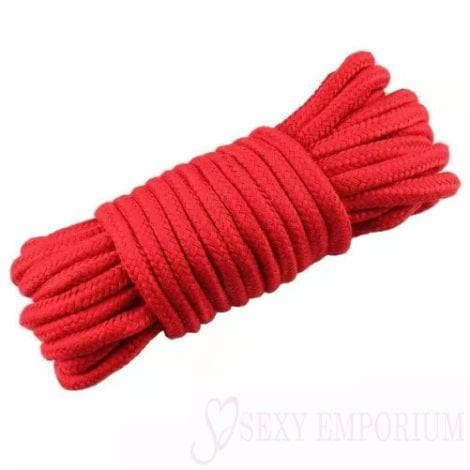 Red Bondage Adjustable Rope Gag Restraint Fetish Kinky BDSM Set Kit Sex ...
