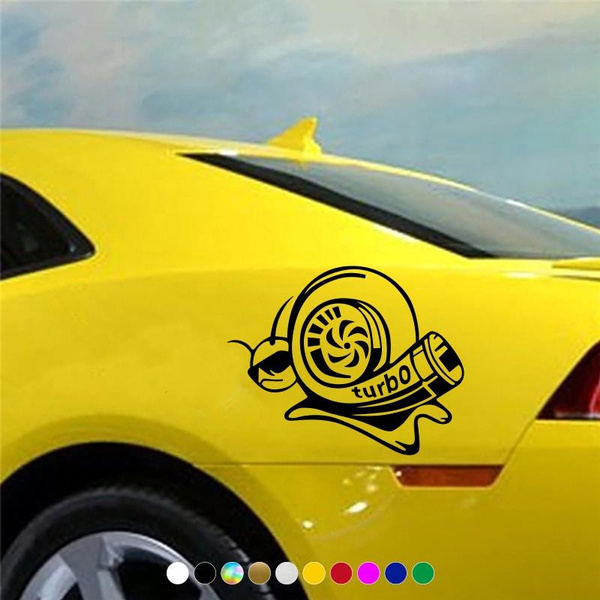 1PC Snail Car Sticker Personality Car Motorcycle Truck Racing Laptop ...