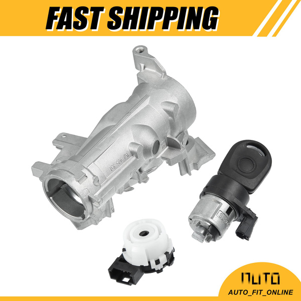 1 Set Ignition Switch Steering Lock Cylinder with Keys 1K0905851B ...