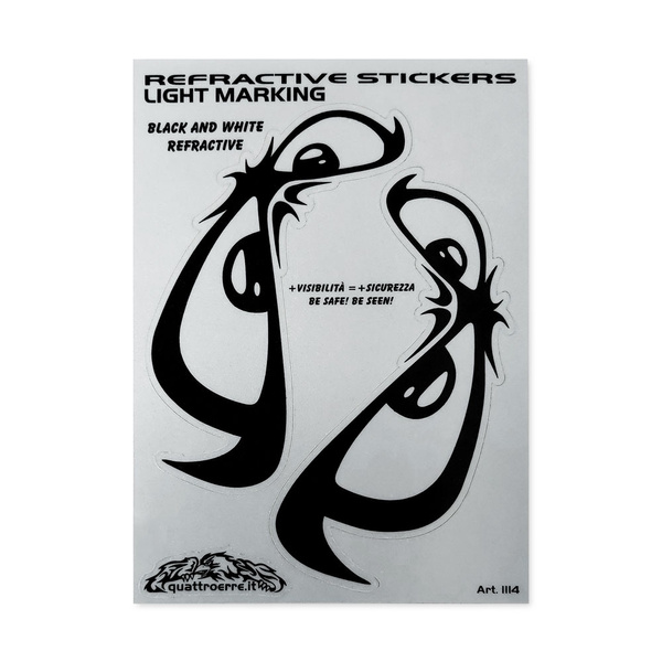 Adesivi Stickers Riflettenti Occhi Diabolik 9 x 13 cm | Wish