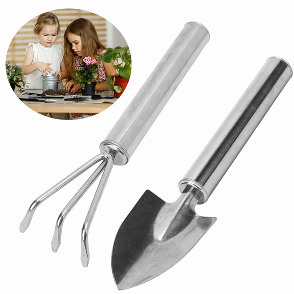Garden Tool Set Small Multifunctional Use 2pcs Stainless Steel Garden ...