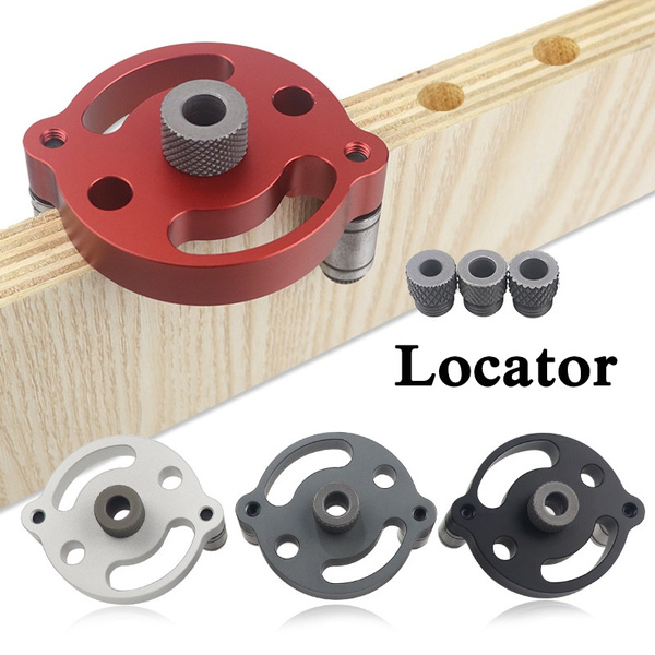 Woodworking Straight Hole Punching Locator Board Splicing Round Wood ...
