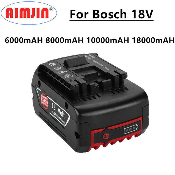 🔥18V 6/8/10/18AH Rechargeable Li-ion Battery For Bosch 18V Power tool ...