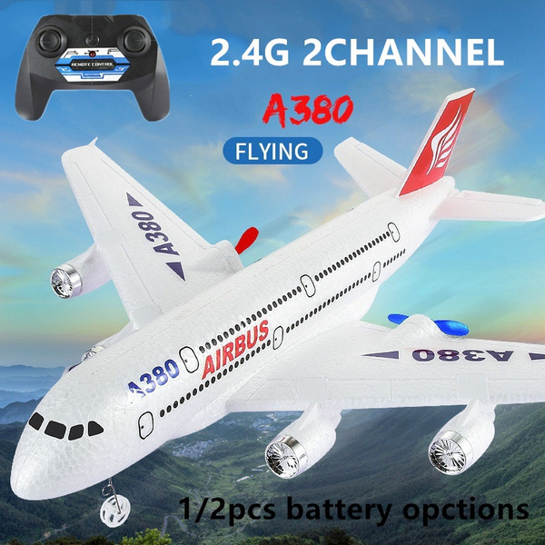 RC Airplane 2.4G A380 Boeing 747 Remote Control Airbus Model Fixed Wing ...