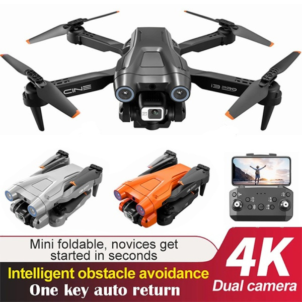 New Upgrade Drone 4K HD Dual Camera Obstacle Avoidance 150 ° Adjustable ...