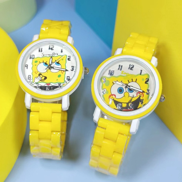 SpongeBob SquarePants Children's Watch Cartoon Anime Characters Analog ...