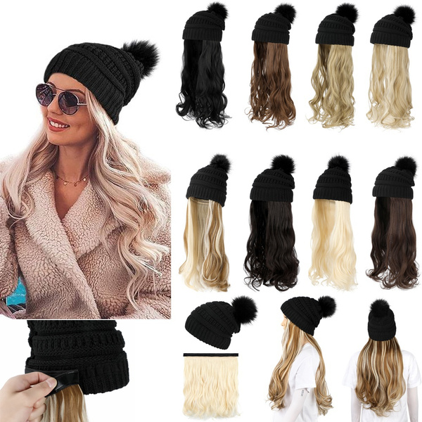 Suitable For Autumn Winter Ladies 200g Long Wavy Synthetic Wig Warm ... Suitable For Autumn Winter Ladies 200g Long Wavy Synthetic Wig Warm ...