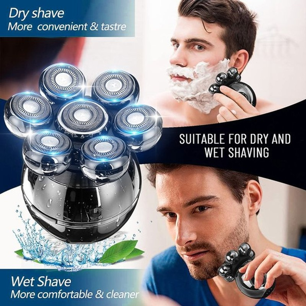 New Design 4 In 1 5D 7D Head Shaver for Men Digital Electric Shavers ...