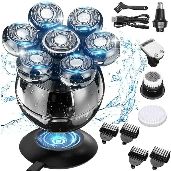 New Design 4 In 1 5D 7D Head Shaver for Men Digital Electric Shavers ...