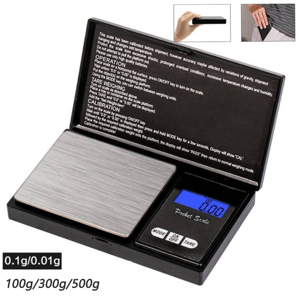 RUNAOT NEW Mini Backlight Digital Jewelry Weighing Scale 0.1/0.01g ...