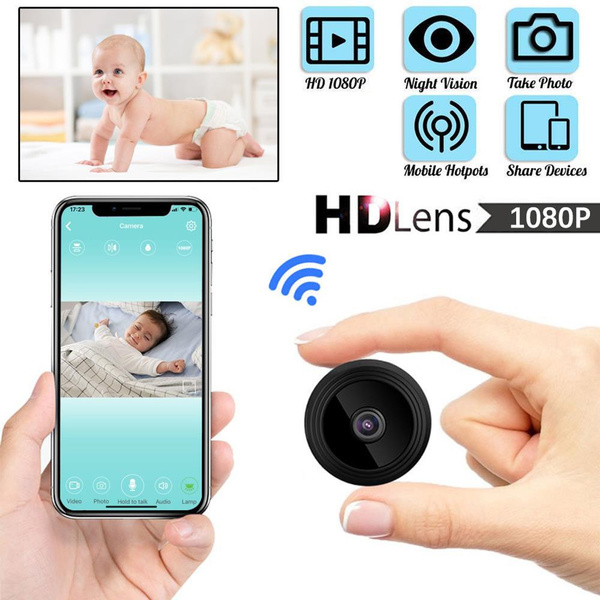 New Upgrade Spy Camera Wireless Hidden WiFi Mini Camera HD 1080P ...