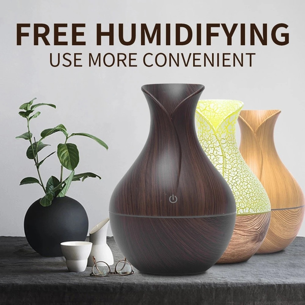 130ML Ultrasonic Air Aroma Humidifier Aromatherapy Diffuser Essential ...