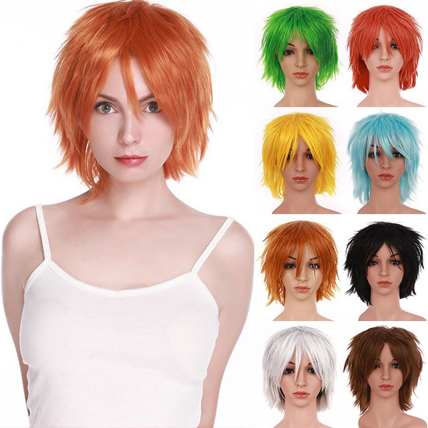 Halloween Hair Wig Short Anime Wig Costume Party Cosplay Wigs For Girls ...