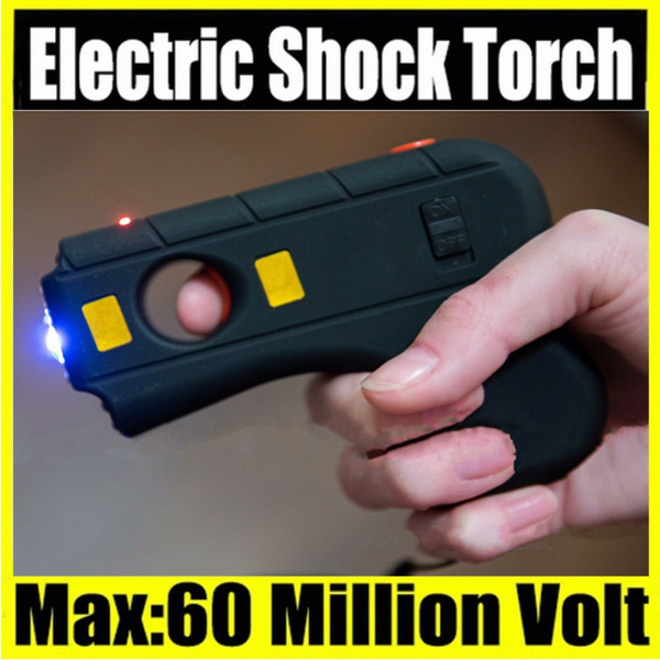 1 PC Electric Shock Wand Rechargeable Shock Baton Stun Gun LED ...