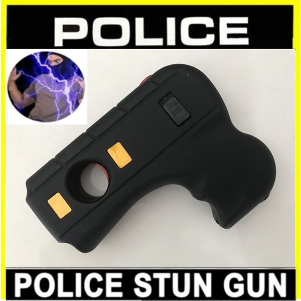 LED Police Stun Gun Flashlight Electric Shock Torch | Wish