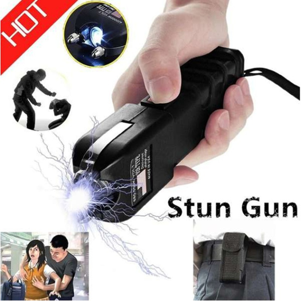 Women Outdoor Self-Defense Tools Electric Shock Wand Stun Gun with ...