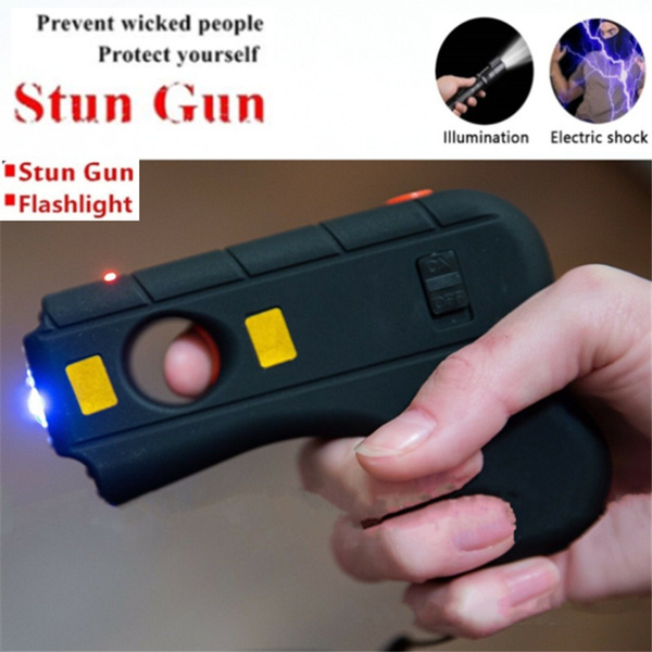 Police Stun Gun Torch Taser Gun Travel Lighting Electric Shock ...