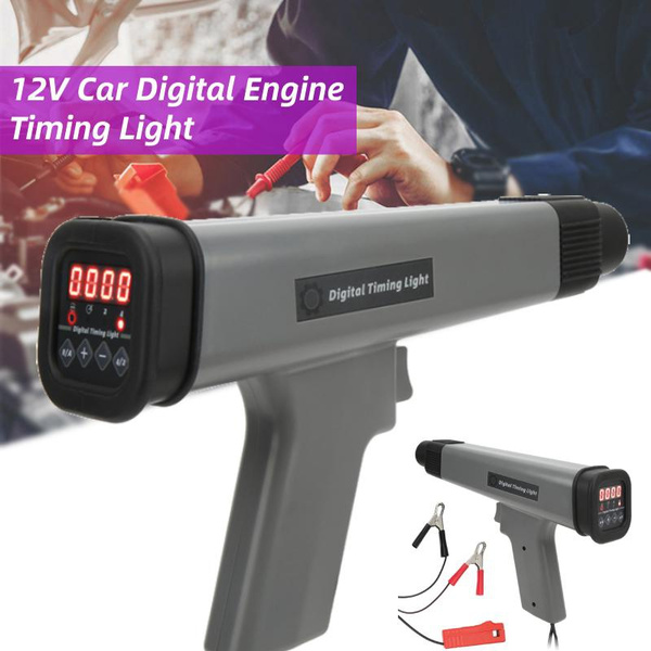 12v Digital Display Inductive Timing Light Car Gasoline Engine Ignition Timing Strobe Lamp